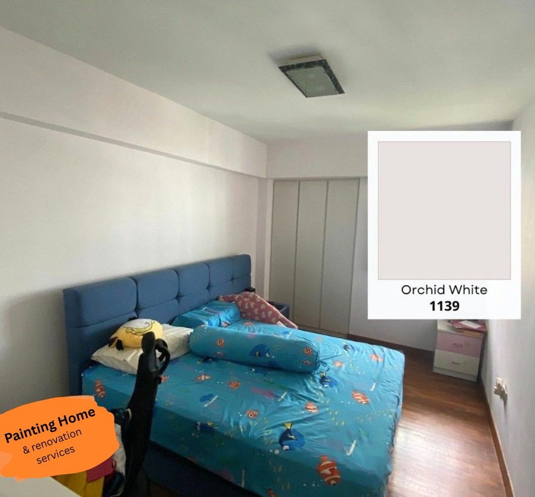 Bedroom painting / Livingroom painting service/ Wall painting / Ceiling ...