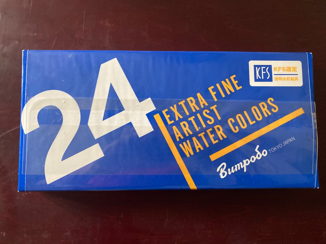 Bumpodo Tokyo Japan 24 Extra Fine Artist Water Colors, Hobbies & Toys ...