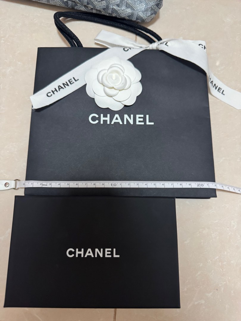Chanel Paper Bag & Box Set, Luxury, Accessories on Carousell