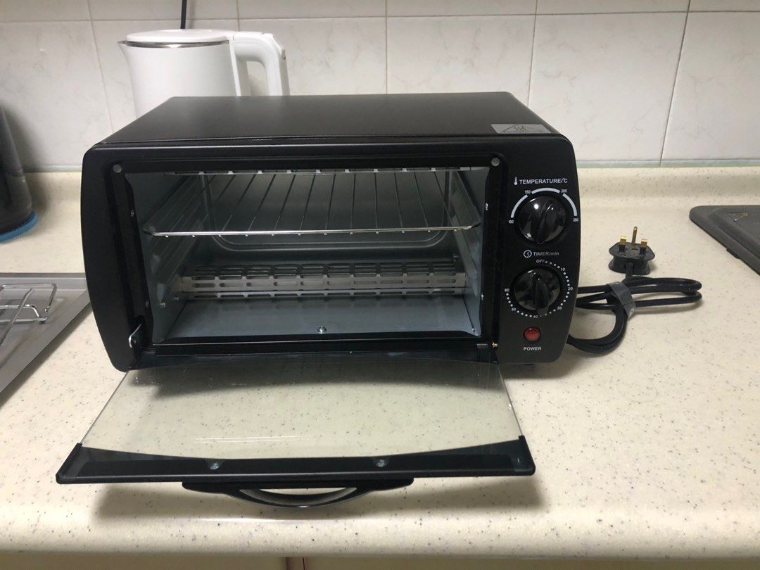 Cornell 9L Black Oven Toaster, 800W, TV & Home Appliances, Kitchen ...