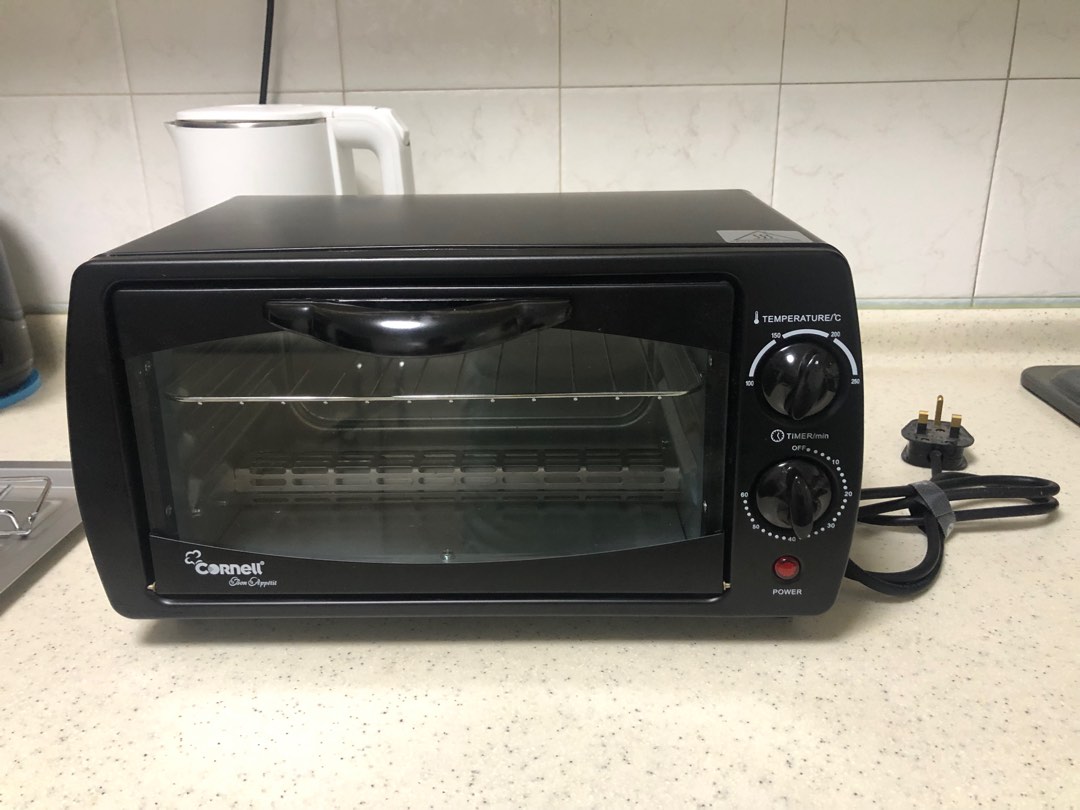 Cornell 9L Black Oven Toaster, 800W, TV & Home Appliances, Kitchen ...