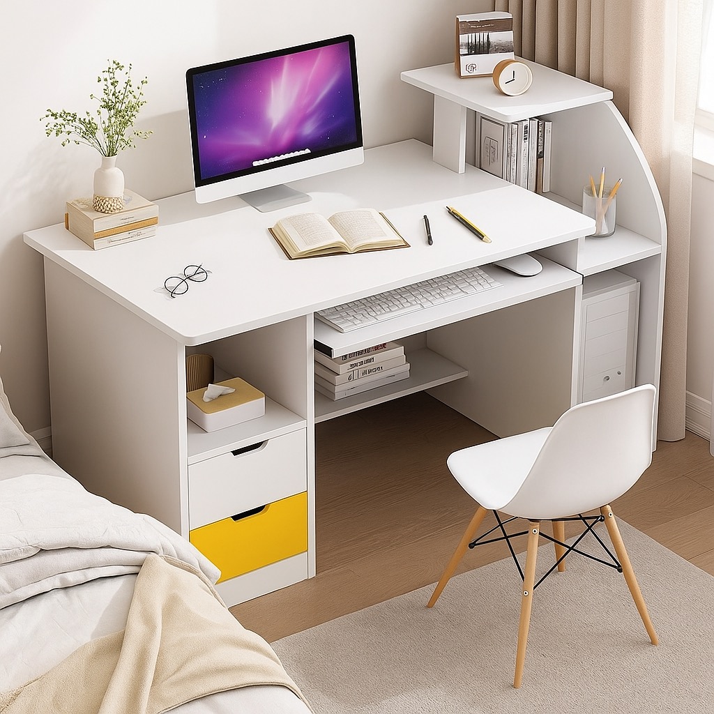 Corner Study Desk | Student Work Table | Computer Writing Table | Home ...