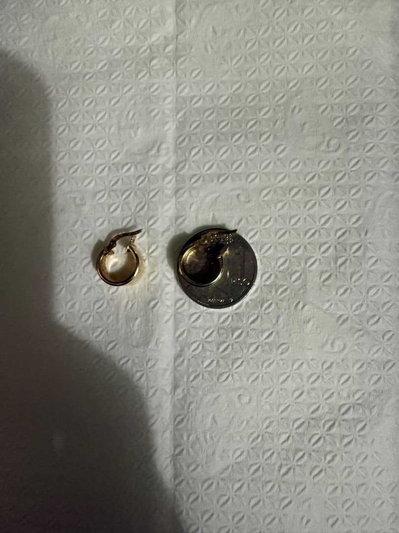 Creole earrings very rare Italy 14k, Women's Fashion, Jewelry ...