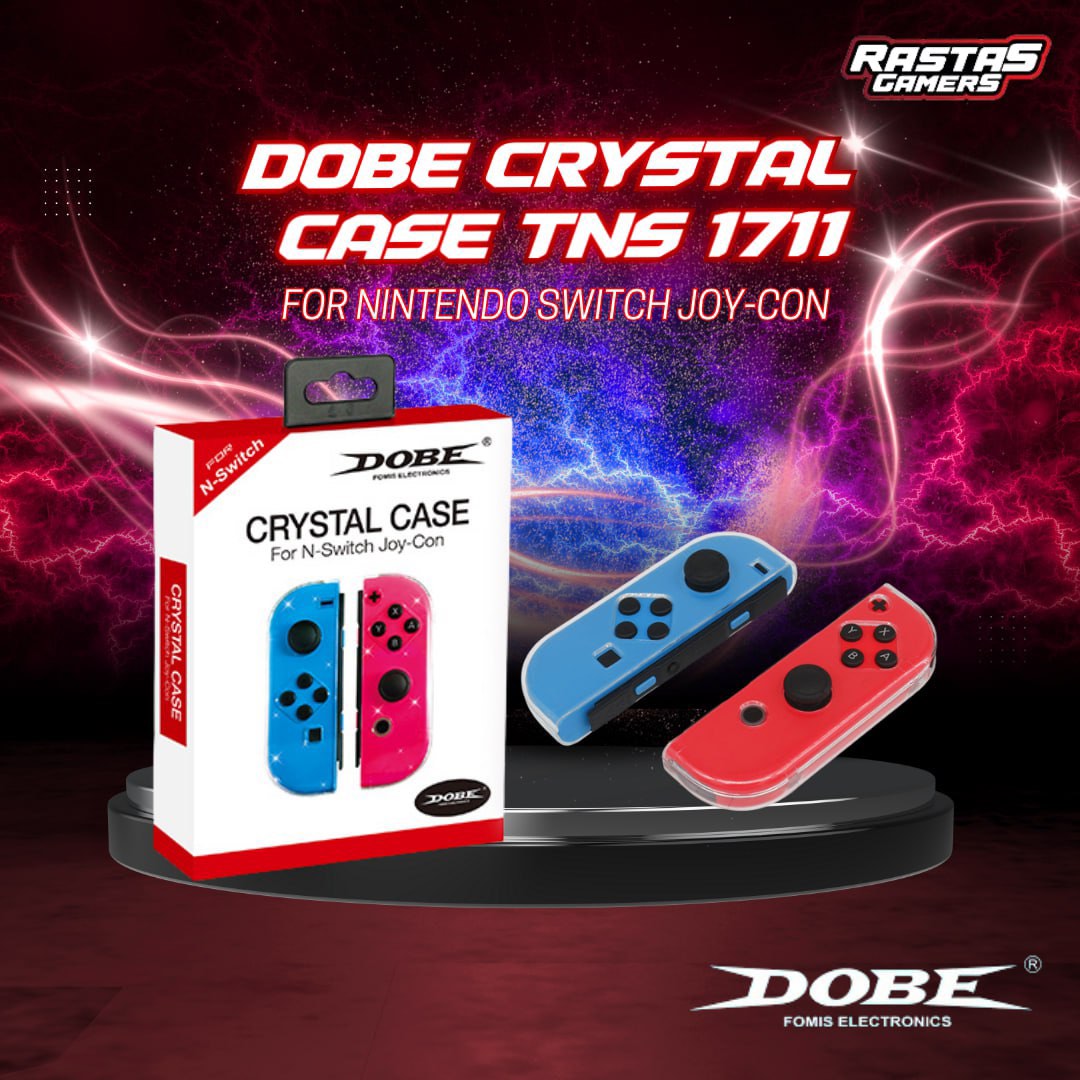 Dobe Crystal Case Joy-con, Video Gaming, Gaming Accessories, Cases ...