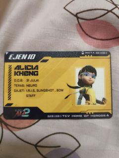 New EJEN ALI THE MOVIE 2 EJEN ID CARD TGV EXCLUSIVE, Hobbies & Toys ...