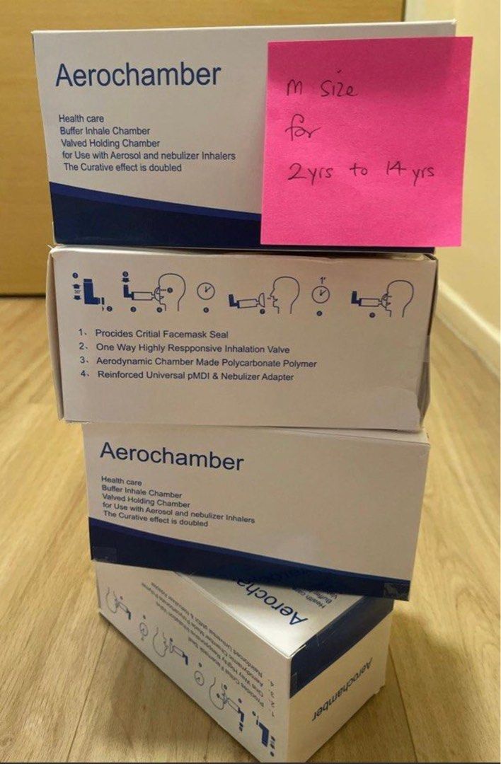 Emergency, 1hr fast delivery. Contact me. Aerochamber blue M size for ...