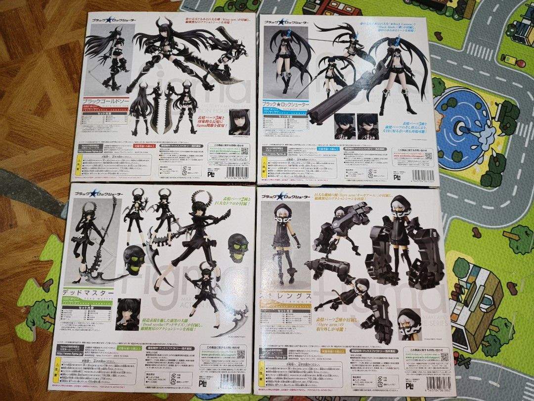 figma black rock shooter set, Hobbies & Toys, Toys & Games on Carousell