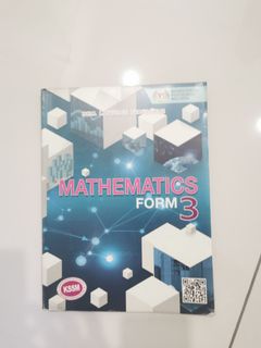 Mathematic textbook form 3, Hobbies & Toys, Books & Magazines ...
