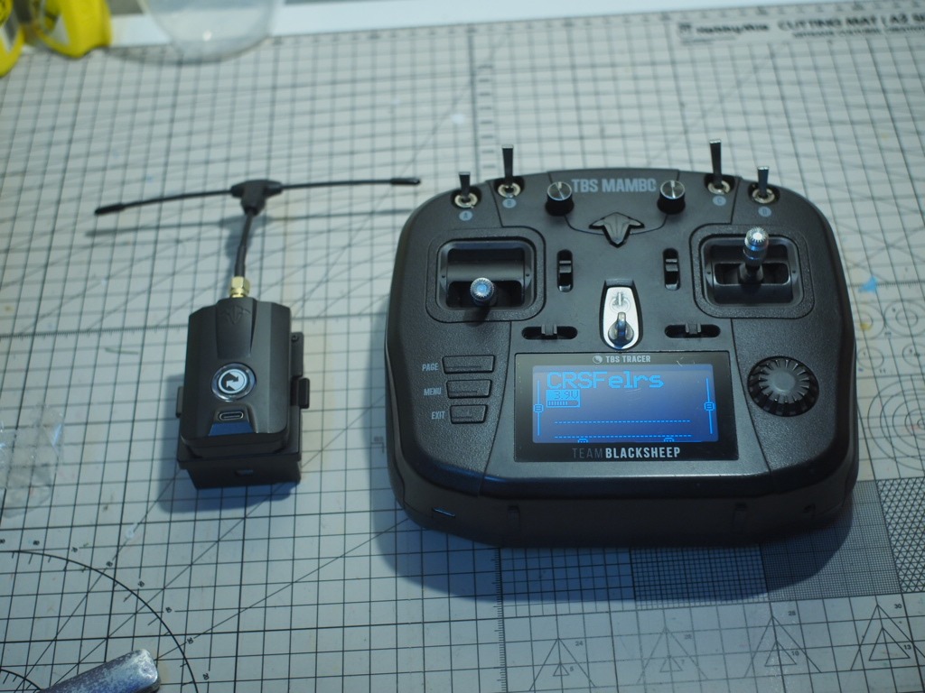fpv drone remote rc tbs mambo + crossfire nano module long range ...