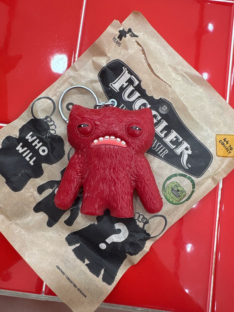 Fuggler Collectible Keychain - Normal Red, Hobbies & Toys, Toys & Games ...
