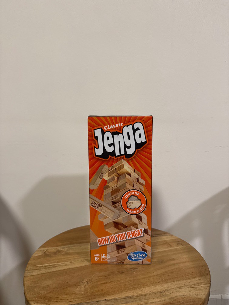 Hasbro Jenga building blocks game, Hobbies & Toys, Toys & Games on ...