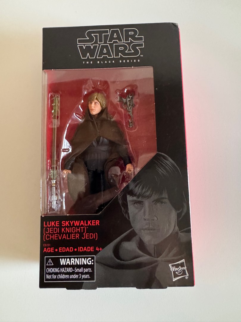 Hasbro Star Wars The Black Series Luke Skywalker Jedi Knight, Hobbies ...