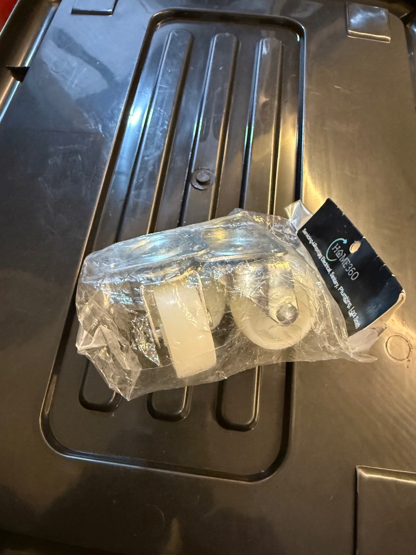 HOME360 Castor Wheels (4pcs), Furniture & Home Living, Home Improvement & Organisation, Home ...