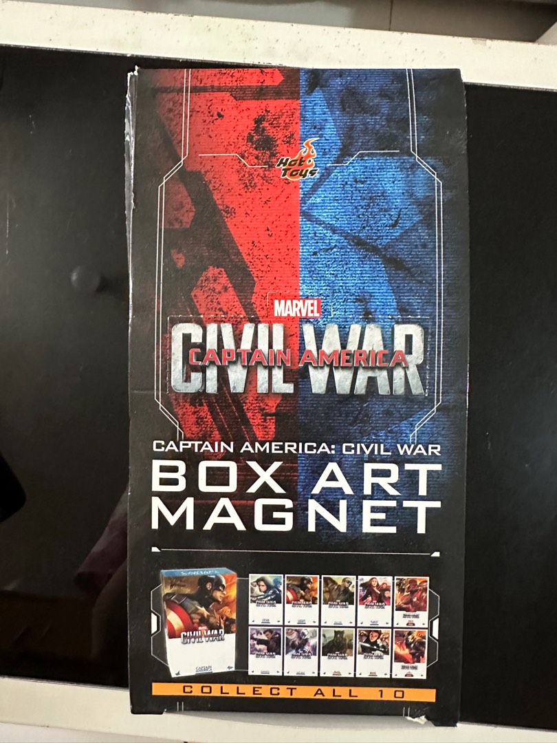 Hottoys Civil War Box Art Magnet, 興趣及遊戲, 玩具 & 遊戲類 - Carousell