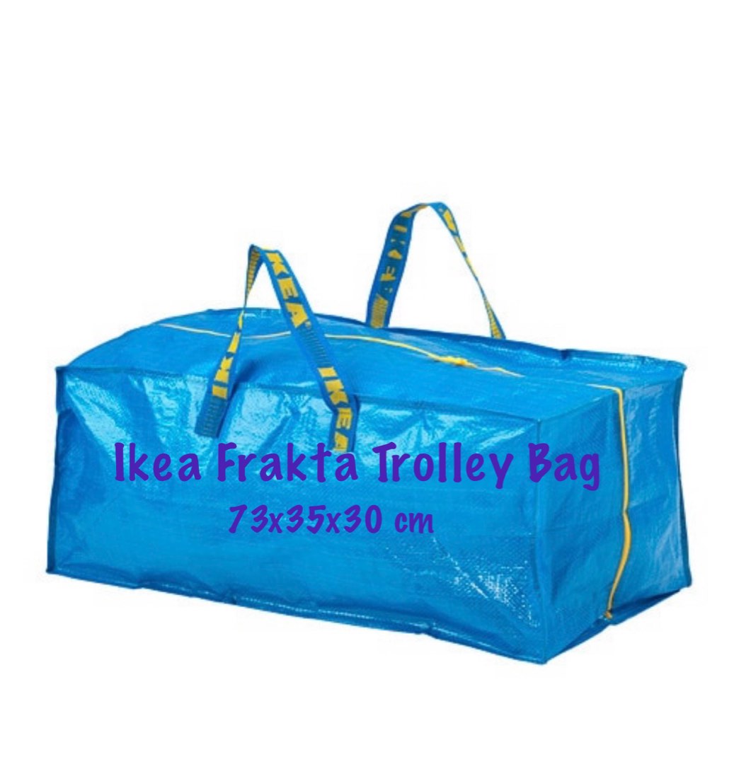 Ikea Frakta Trolley Zipper Bag, Furniture & Home Living, Home ...