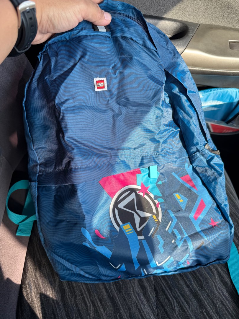 LEGO folded backpack, Babies & Kids, Going Out, Diaper Bags & Wetbags ...