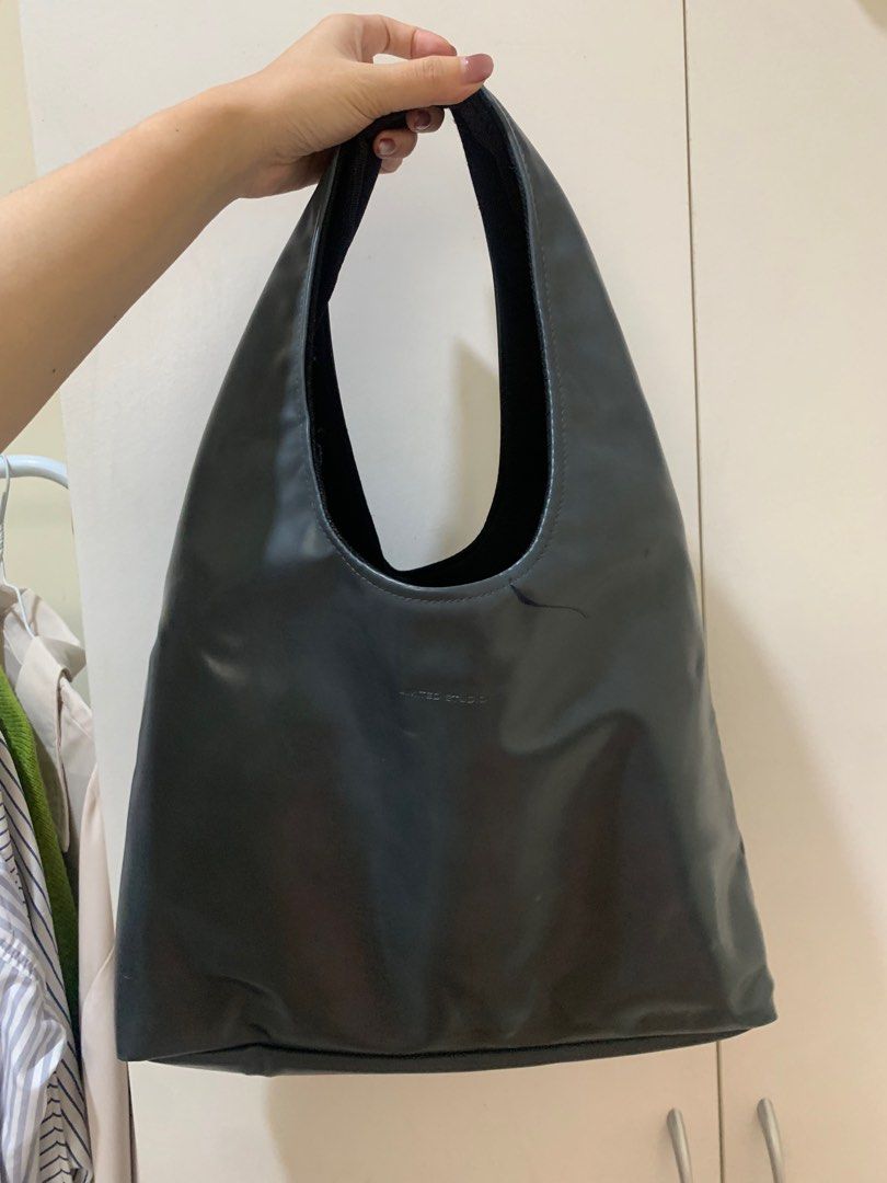 Limited Studio Cloud Bag Leather Series | Dove Grey Stone Medium ...