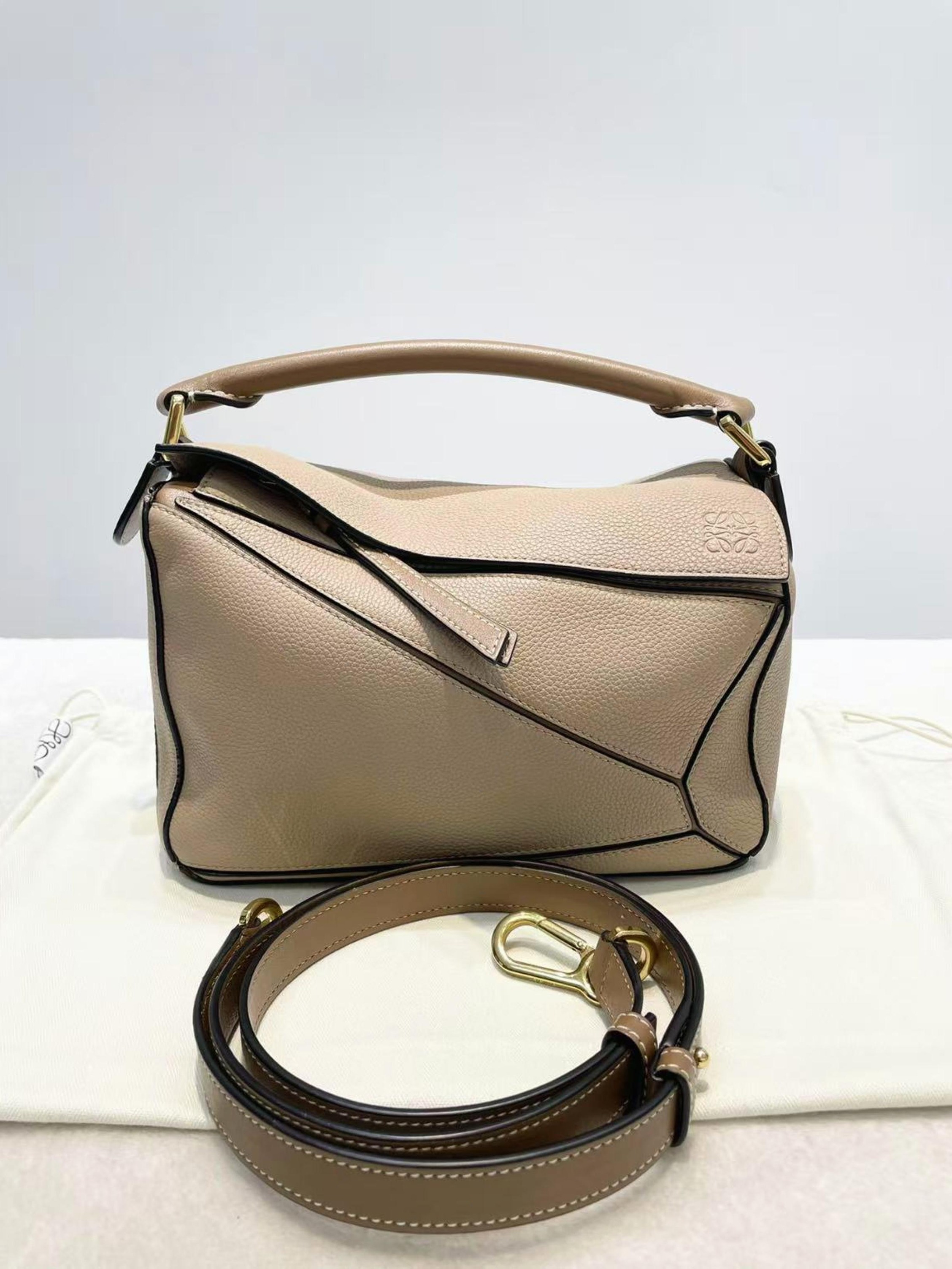 loewe sand color bag S , Luxury, Bags & Wallets on Carousell