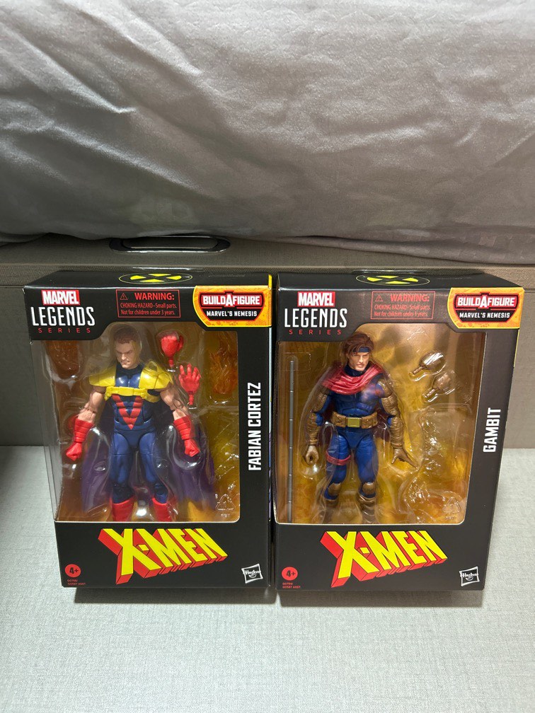 Marvel legends Nemesis BAF wave AOA Gambit and Fabian Cortez, Hobbies ...