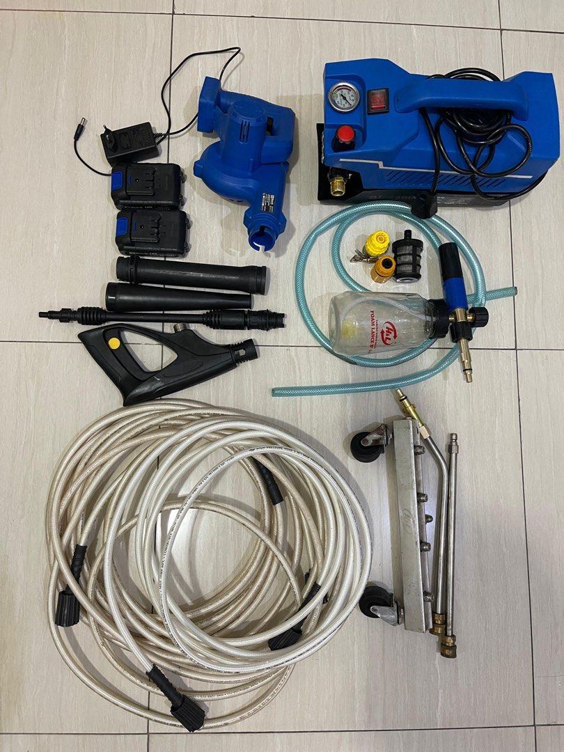 Mesin HL jet washer QL2500 dan blower cordless, Aksesoris Mobil di ...