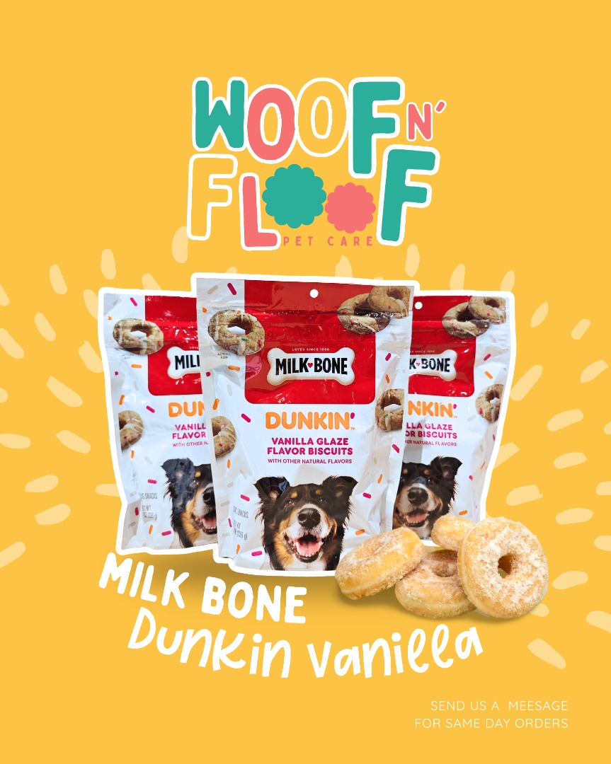 Milk Bone x Dunkin Donuts Collab Limited Edition Dog Biscuit Treats ...