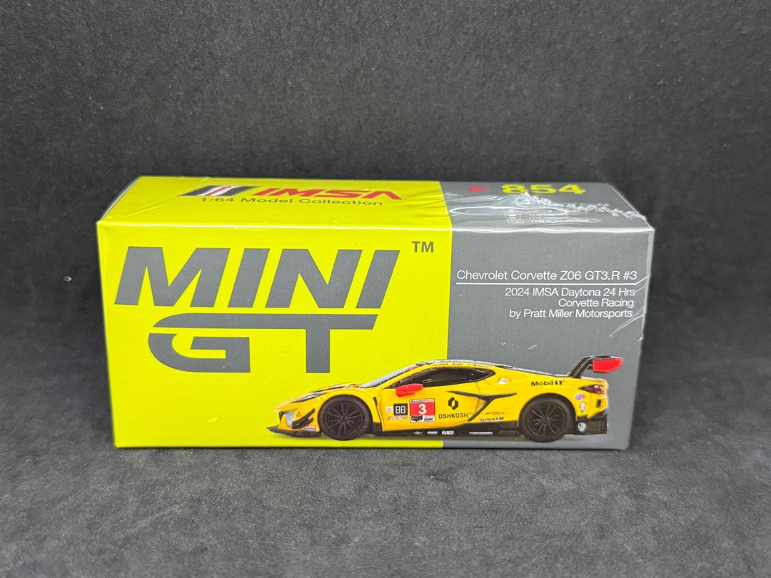 MINI GT 854 Chevrolet Corvette Z06 GT3.R #3 2024 IMSA Daytona 24 Hrs ...