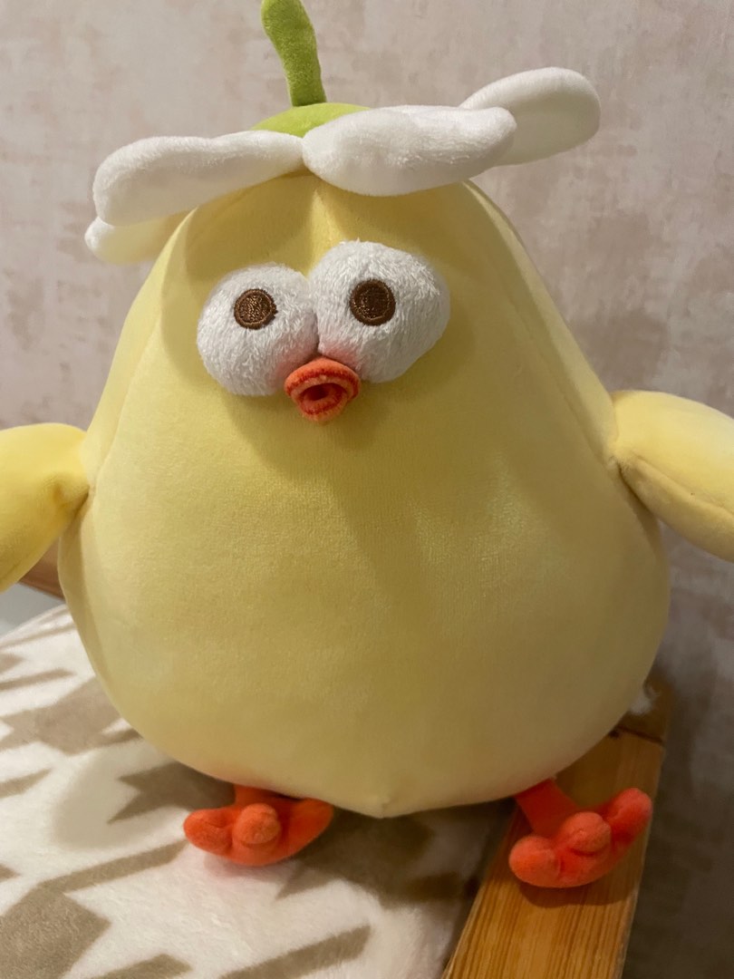 MINISO Yellow Chick Plush Toy, Hobbies & Toys, Toys & Games on Carousell
