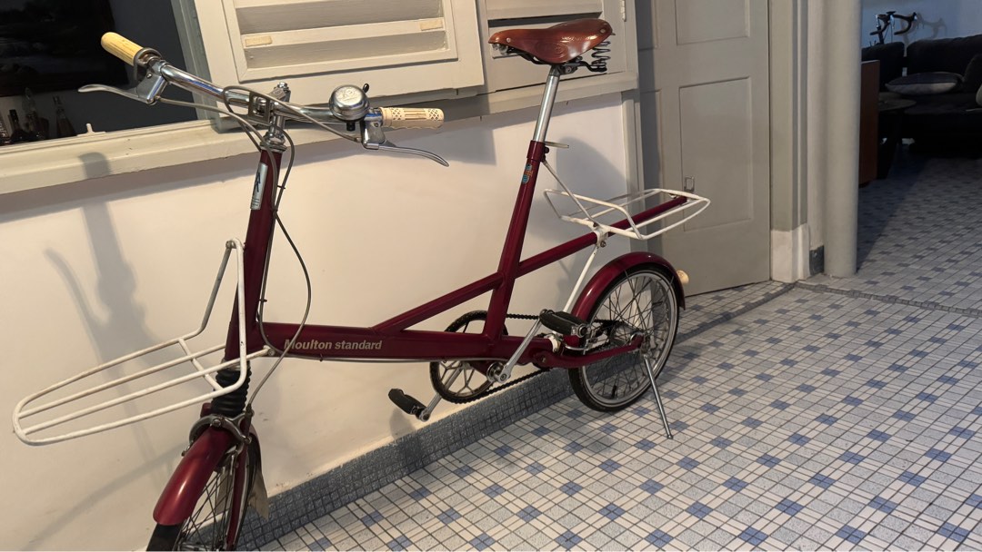 Moulton Standard F-frame vintage classic Bicycle original mint burgundy ...