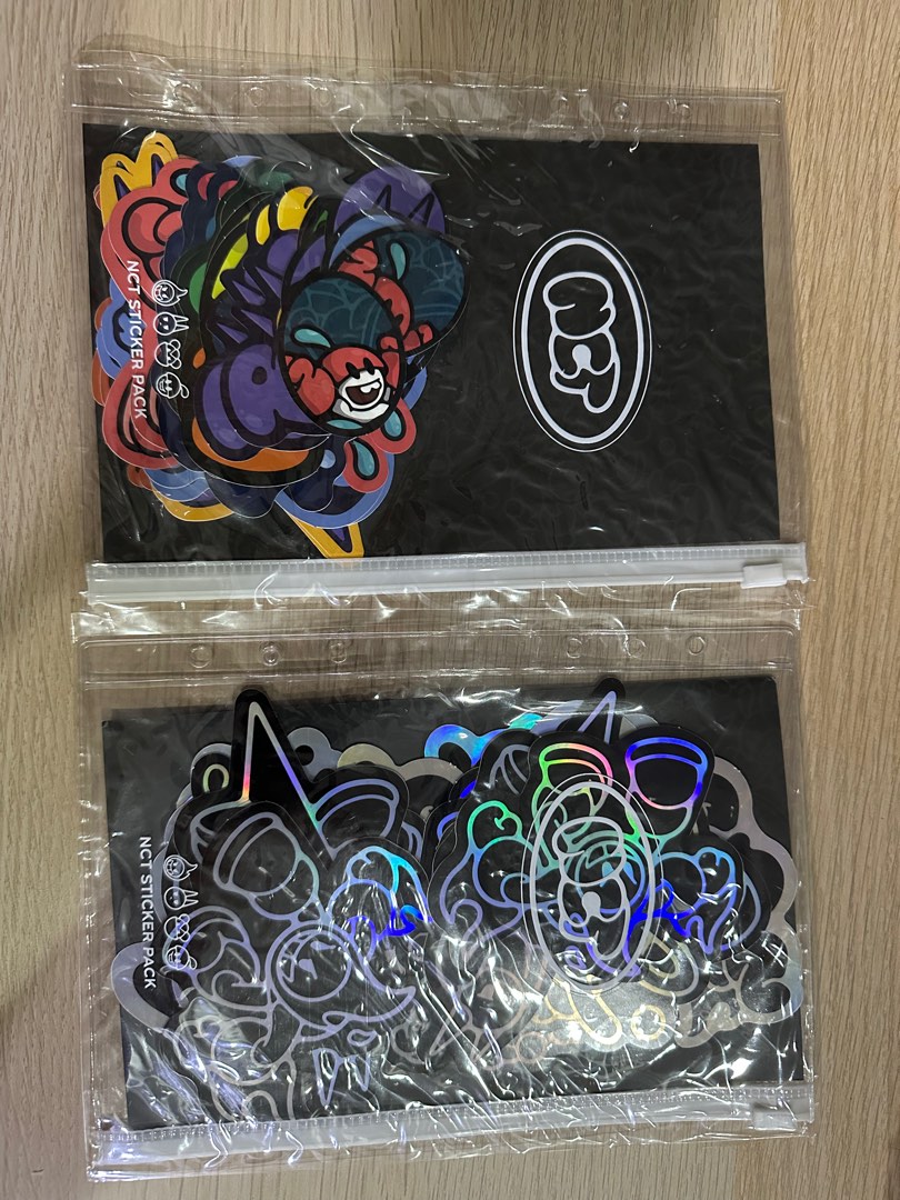 NCT SM Town Official Merchandise Sticker Set, Hobbies & Toys ...