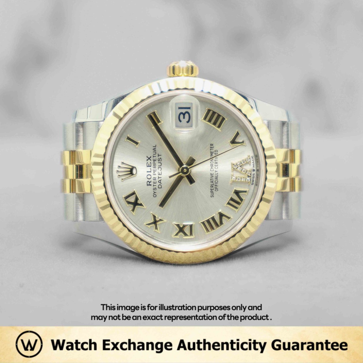 New Feb 2025 Rolex Datejust Jubilee 278273 Silver w VI Diamond Dial ...