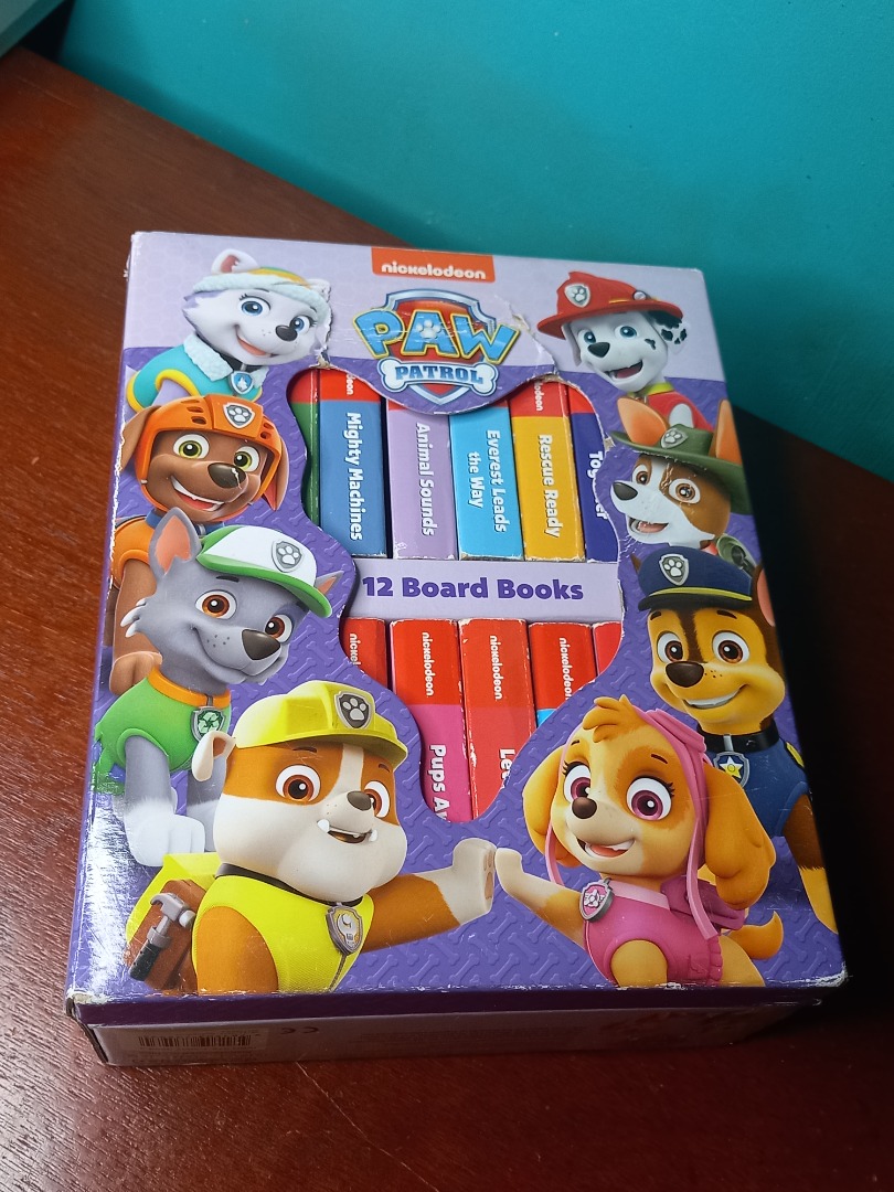 Nickelodeon - Paw Patrol - Book Block My First Library 12-Book Set ...
