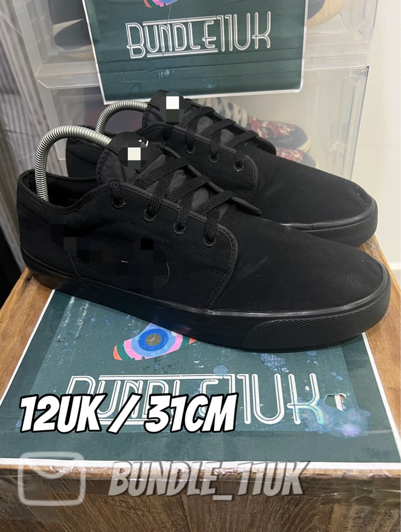 Nike Toki Low Triple Black 12UK, Men's Fashion, Footwear, Sneakers on ...