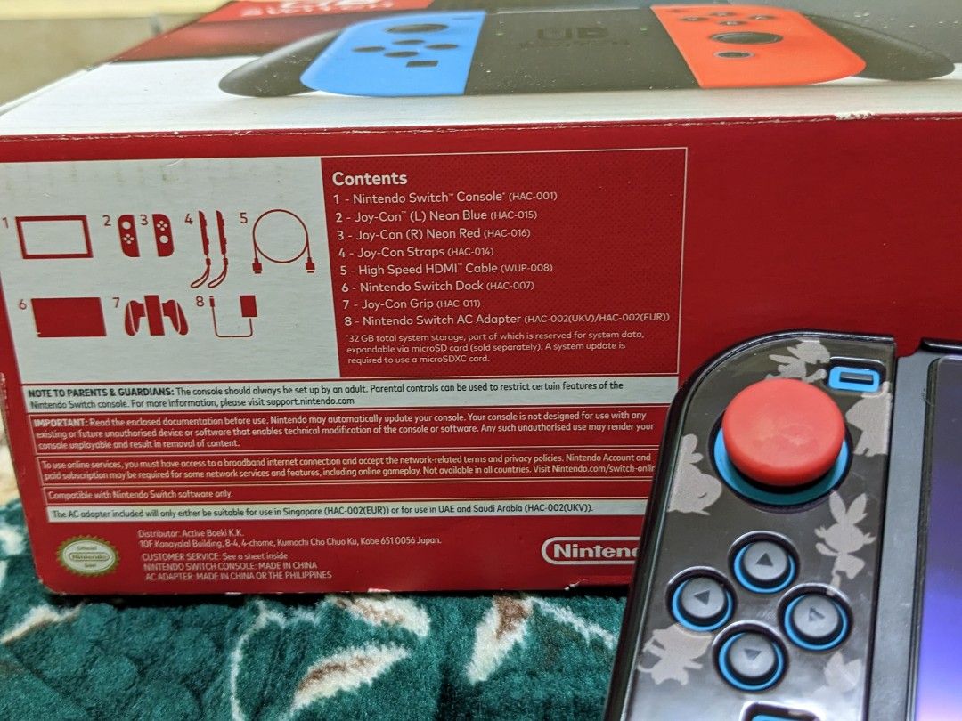 Nintendo V1 2pairs@ 4joycons, Video Gaming, Video Game Consoles ...