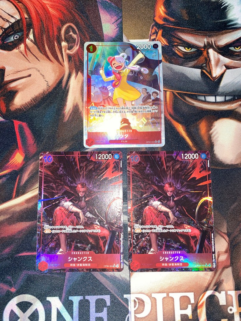 One Piece TCG OP-09 Uta AA / Shanks AA (Alternate Art), Hobbies & Toys ...