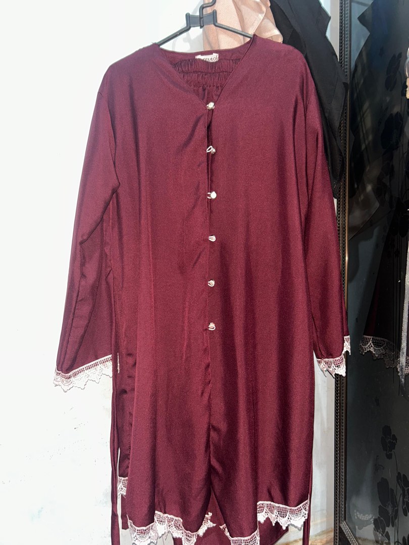 One Set Baju Kurung Melayu, Fesyen Wanita, Muslim Fashion, Two-Piece di ...