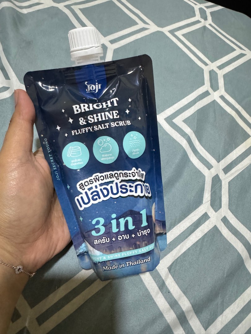 ORIGINAL Joji Bright and Shine Face and Body Scrub, Kesehatan & Kecantikan, Kulit, Sabun & Tubuh ...