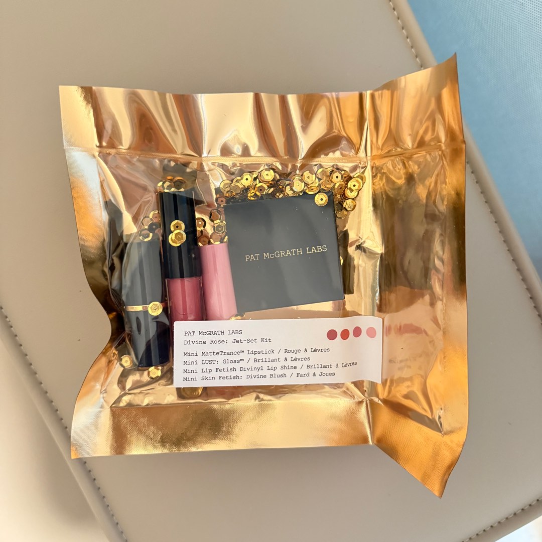 PAT McGRATH LABS Divine Rose Jet Set Kit Limited Edition, Beauty ...