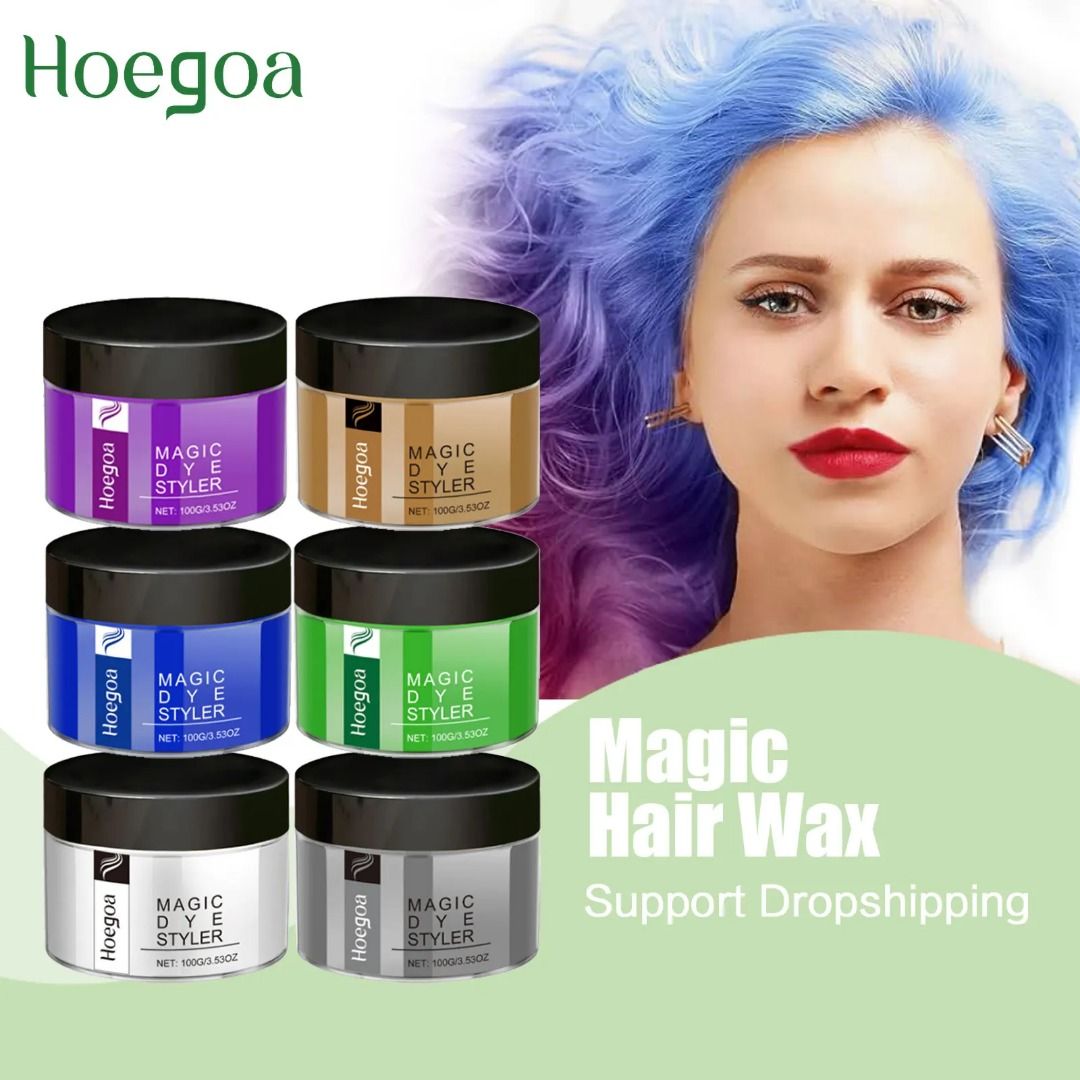 Permanent Hair Dye Wax Nourish Hair Ends Prevent Dry Breakage Natural ...
