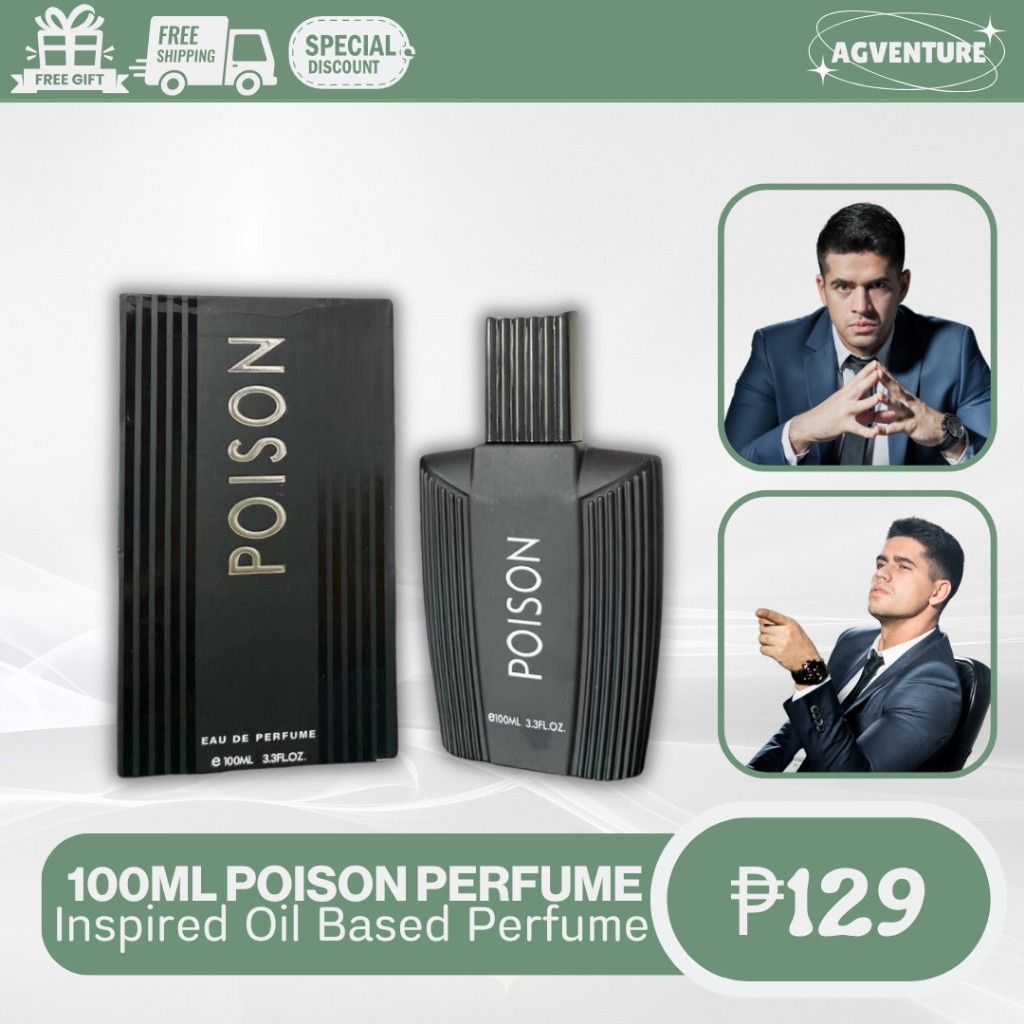 POISON Perfume Spray for Men🪭Long-Lasting🍭Fragrance Eau De Parfum🎼🎼🌹🌺🌟 ...