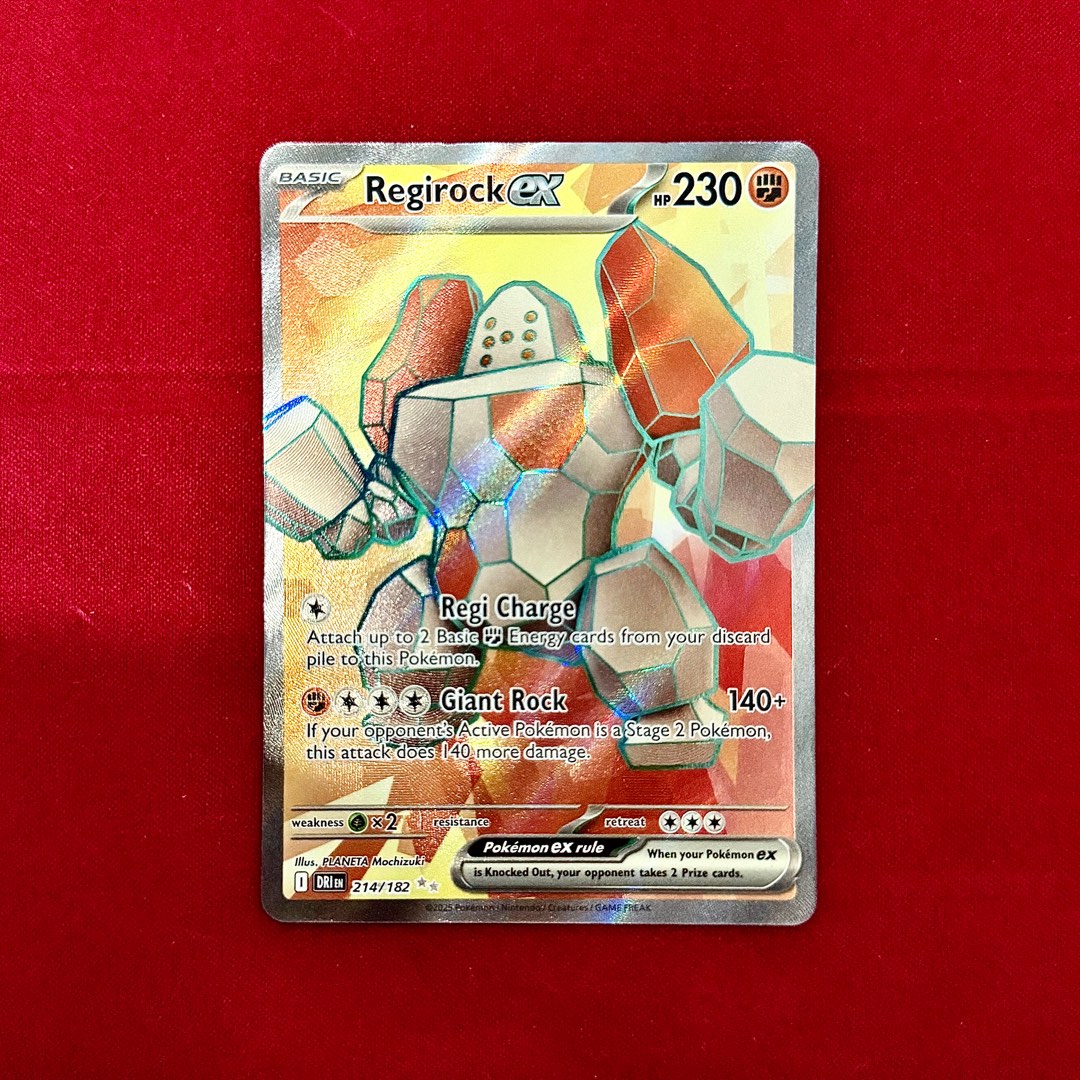 [Pokemon] Regirock EX 214 Destined Rivals, Hobbies & Toys, Toys & Games ...