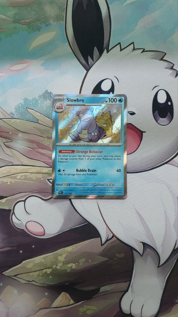 Pokemon Slowbro Baby shiny #117 Semi textured art tcg card From pokemon ...