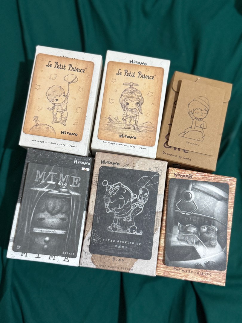 POPMART HIRONO SECRETS Echo Series Never Growing Up Mime Silent Shelter ...