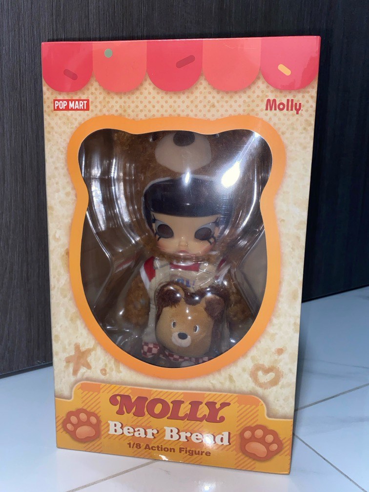 Popmart molly bear bread 1/8 action figure, Hobbies & Toys, Toys ...
