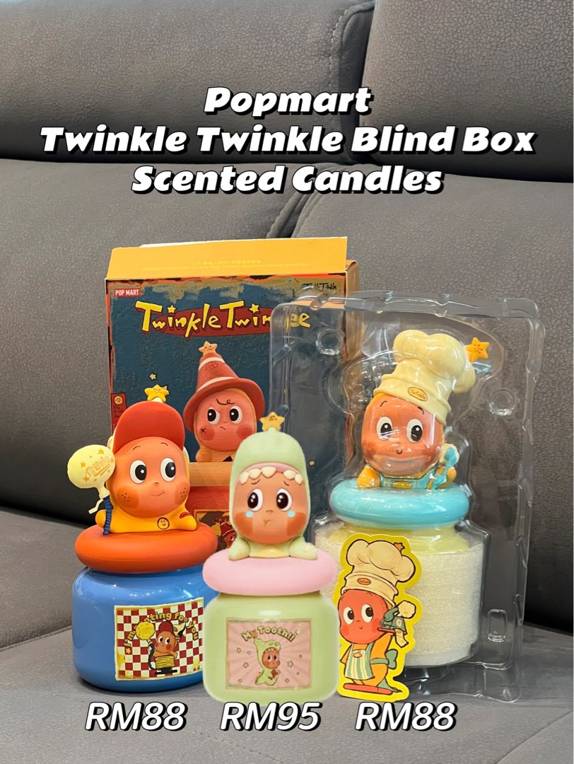 Popmart Twinkle Twinkle Series Scented Candles, Hobbies & Toys ...