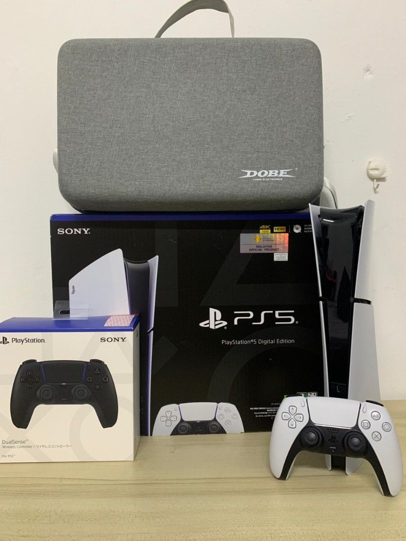 PS5 Slim Digital Edition with PS Account, Video Gaming, Video Game ...