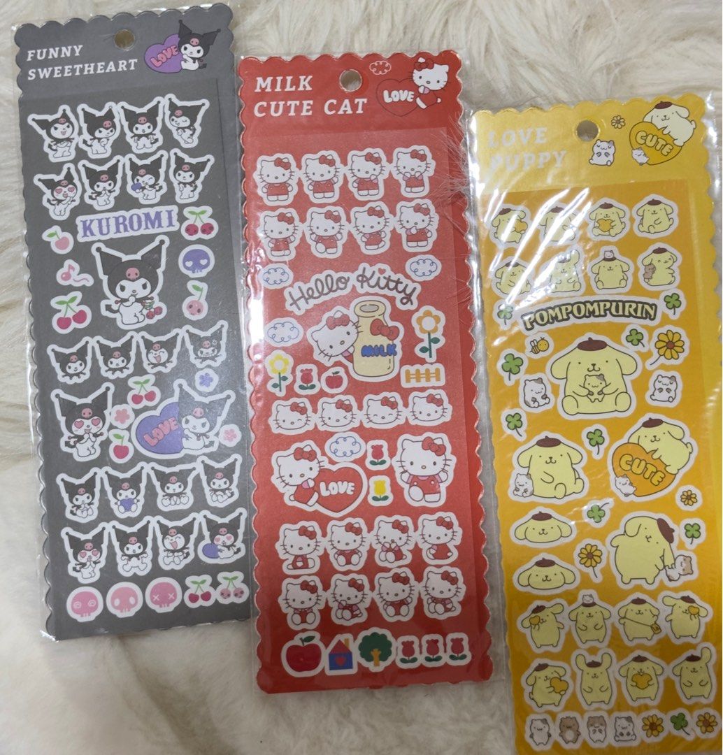 SANRIO characters stickers, Hobbies & Toys, Stationery & Craft ...