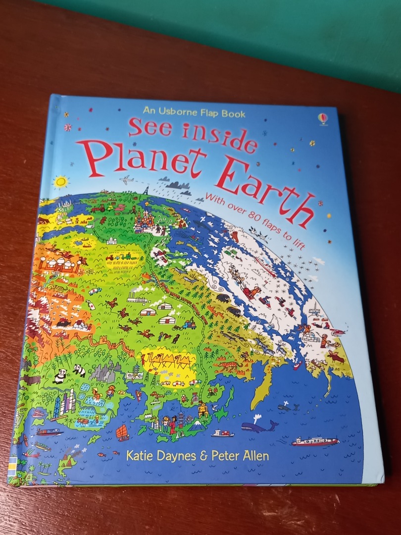 See Inside Planet Earth Usborne Lift-The-Flap Board Board, Hobbies ...