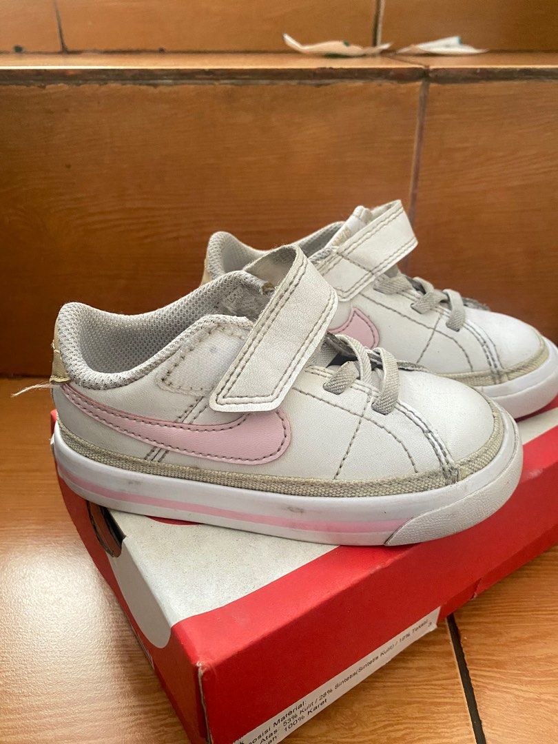 Sepatu anak nike ori court legacy pink white, Bayi & Anak, Lainnya di ...