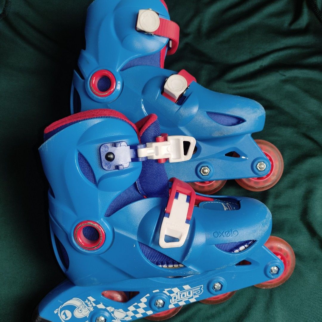 Sepatu Roda Anak Decathlon Oxelo Play 4, Olah Raga, Perlengkapan ...