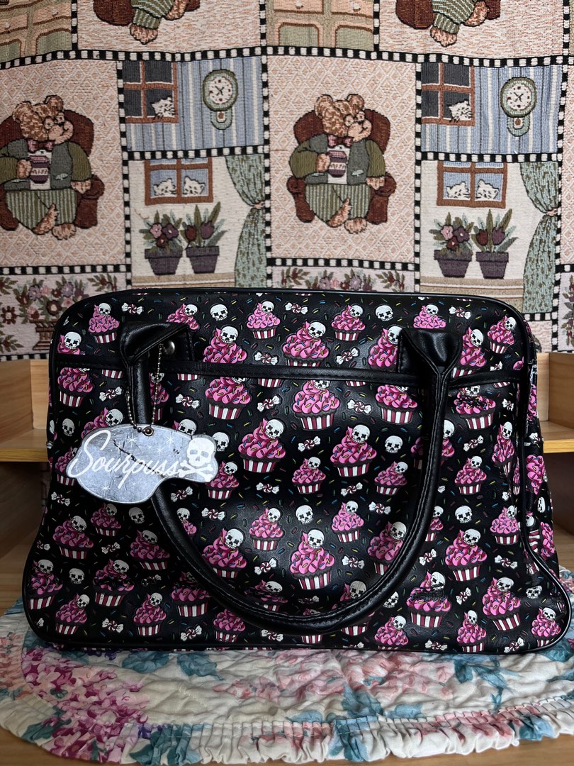 Sourpuss Goth Case Bag, Women's Fashion, Bags & Wallets, Shoulder Bags ...
